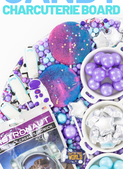 Galaxy Theme Party Candy Charcuterie Board | Cutefetti