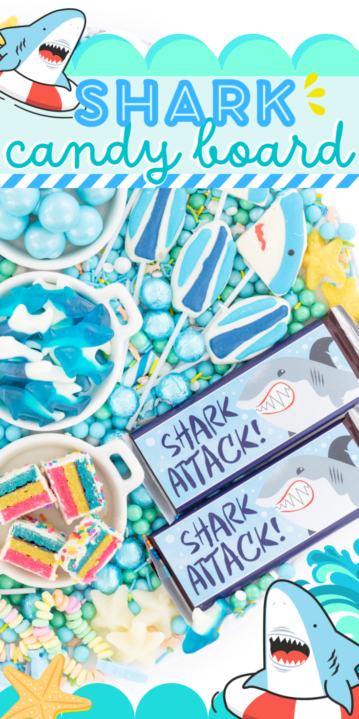 Take a Bite Out Of This Shark Candy Charcuterie Board