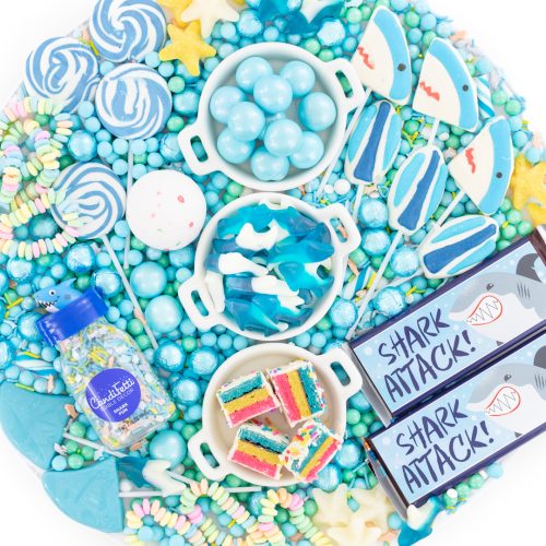 Take a Bite Out Of This Shark Candy Charcuterie Board