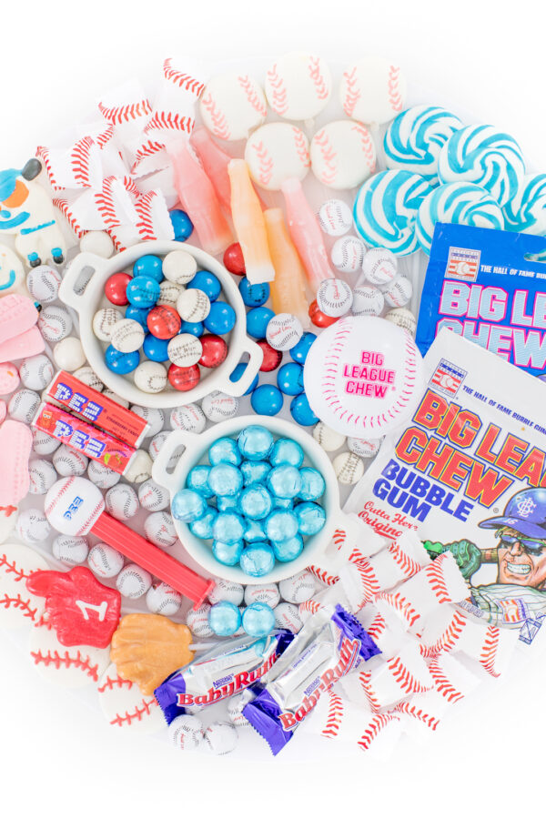 Baseball Party Candy Charcuterie Board