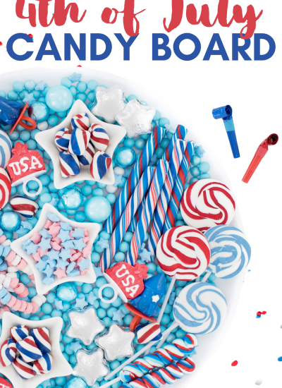 Red, White and Blue Patriotic Candy Board | Cutefetti