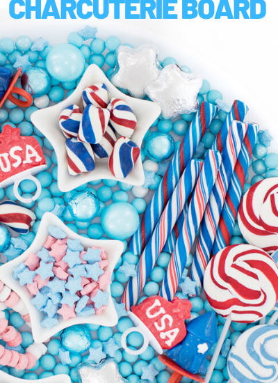 Red, White and Blue Patriotic Candy Board | Cutefetti