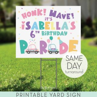 No Contact Drive By Party Car Parade Ideas