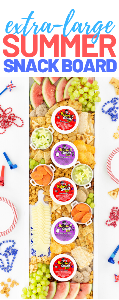 Summer Dipping Charcuterie Board | Cutefetti