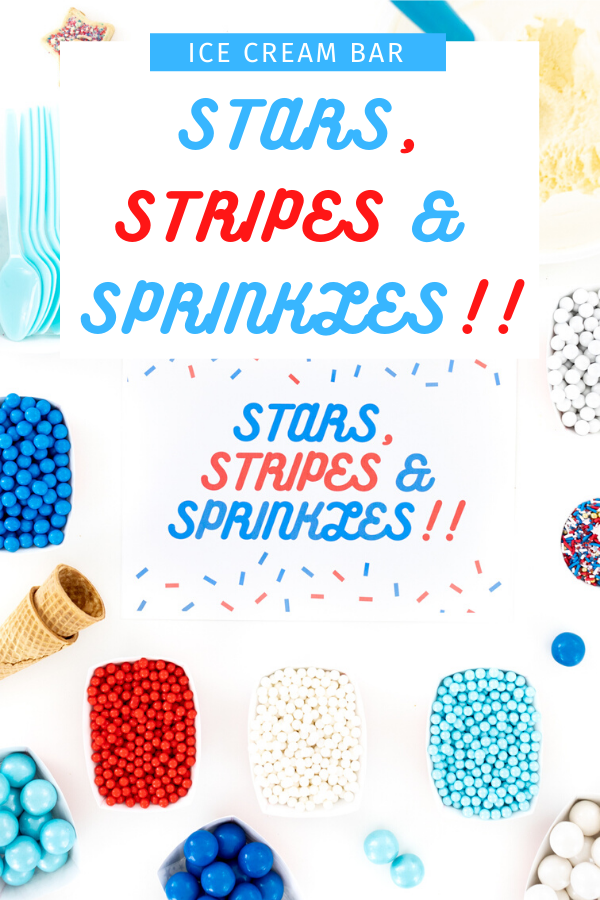 Patriotic Ice Cream Bar | Cutefetti