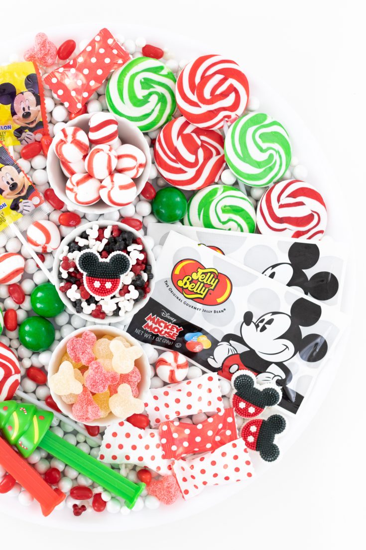 Mickey Christmas Candy Board