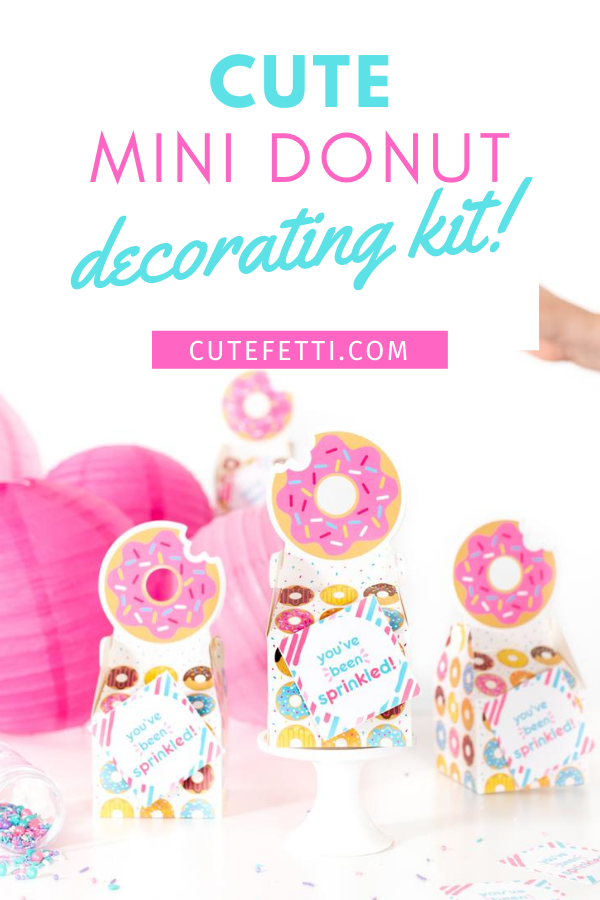 Mini Donut Decorating Kit | Cutefetti
