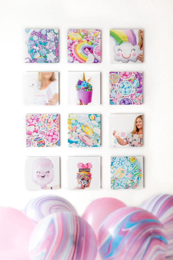 DIY Instagram Photo Wall | Cutefetti