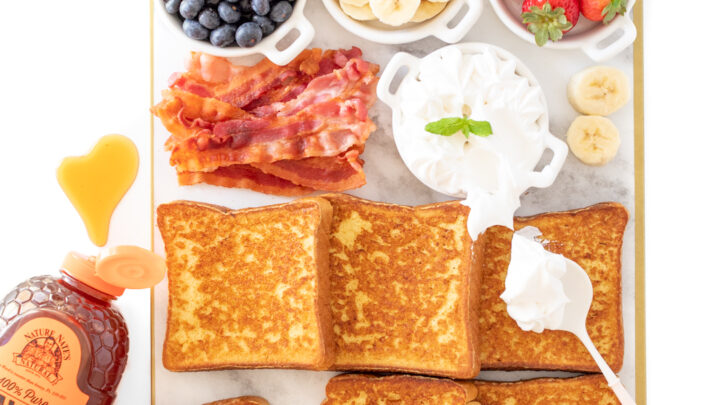 French Toast Board for Two | Cutefetti
