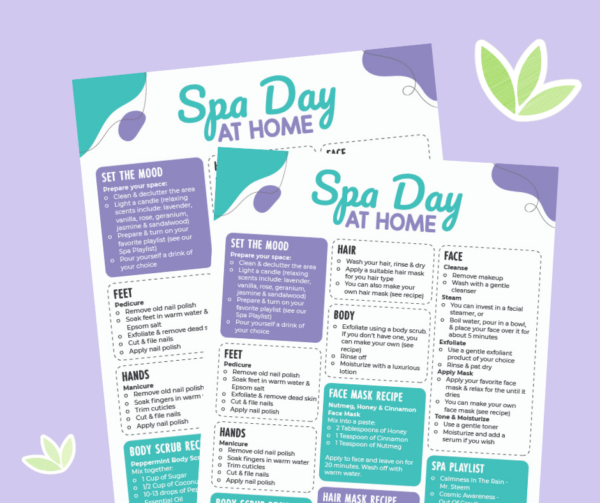 Spa Day at Home