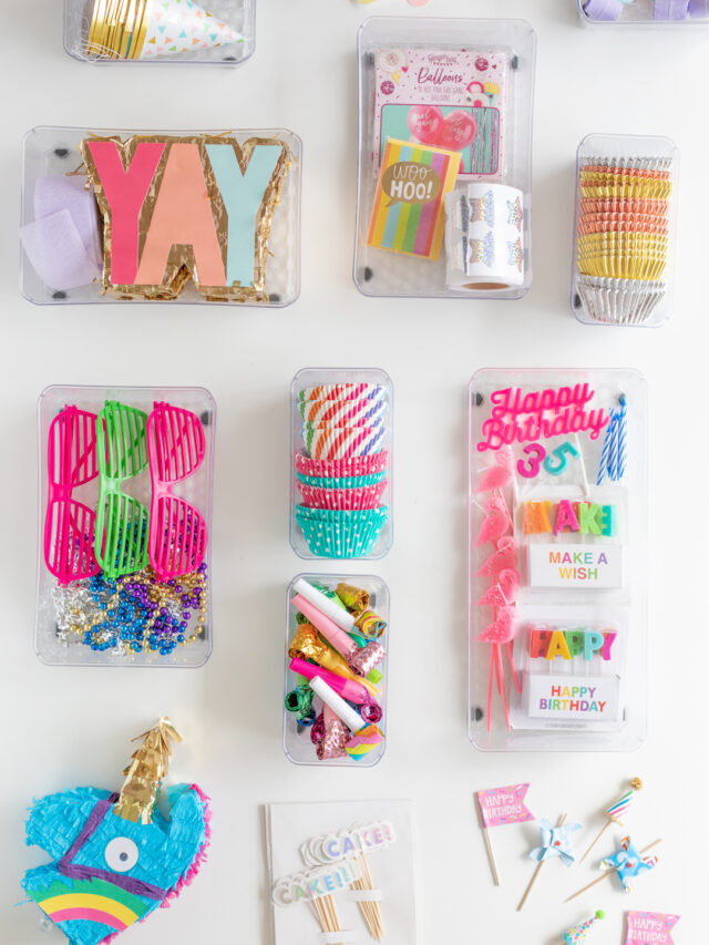 How To Set Up a Creative Celebration Drawer Story | Cutefetti