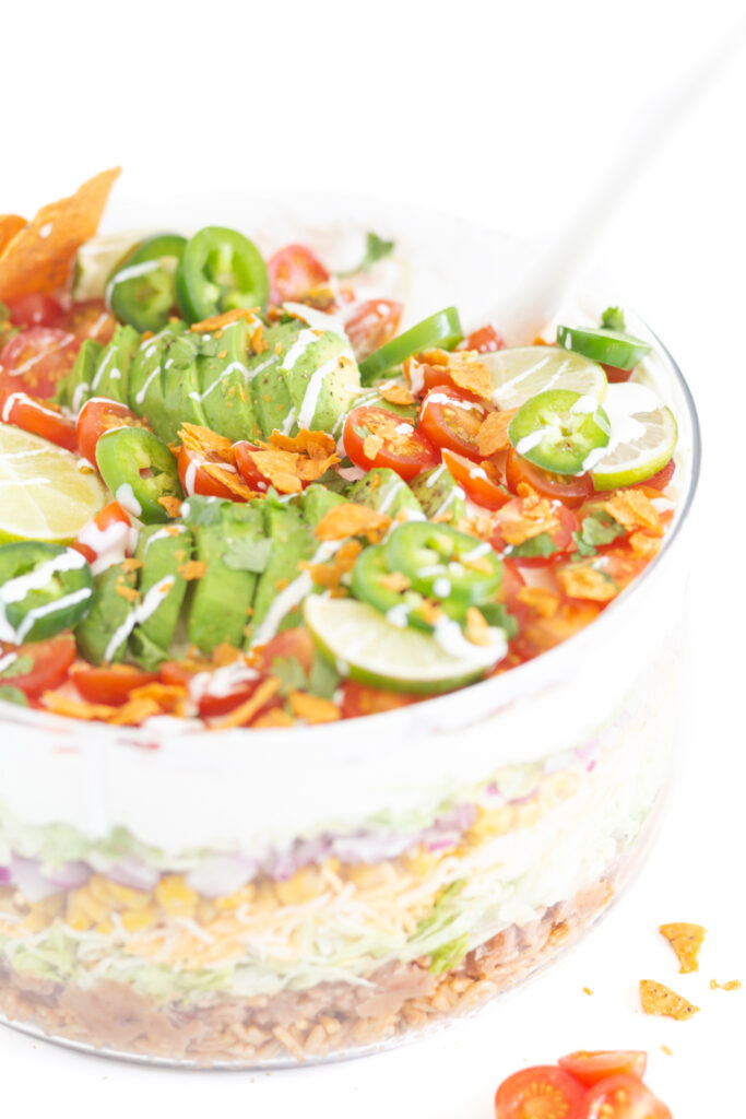 The Easy Mexican Layered Salad Made for Mondays | Cutefetti