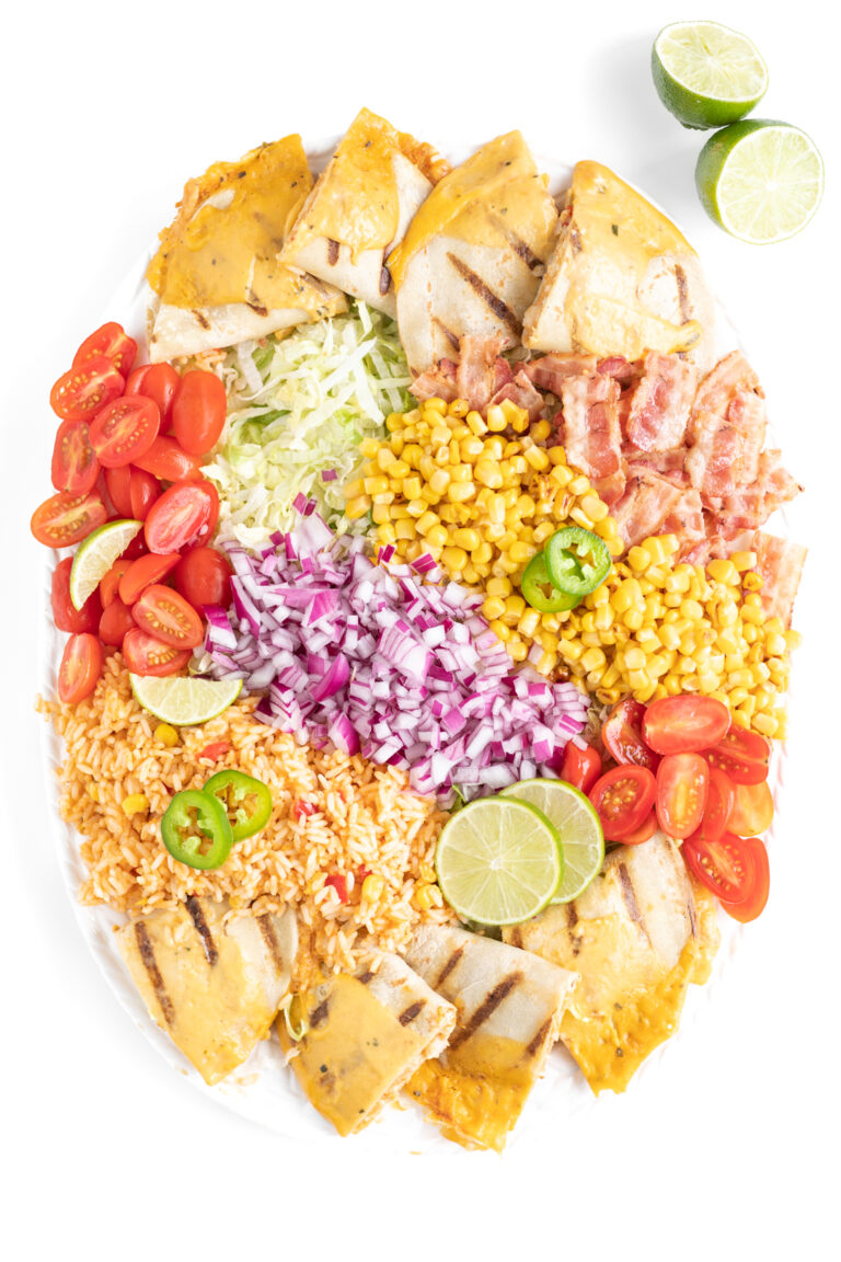 This Family Style Quesadilla Salad is Better Than Restaurant Versions