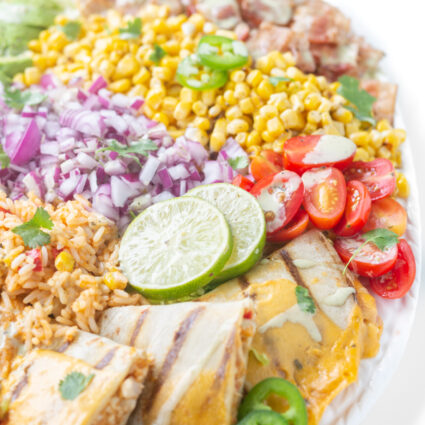 This Family Style Quesadilla Salad is Better Than Restaurant Versions