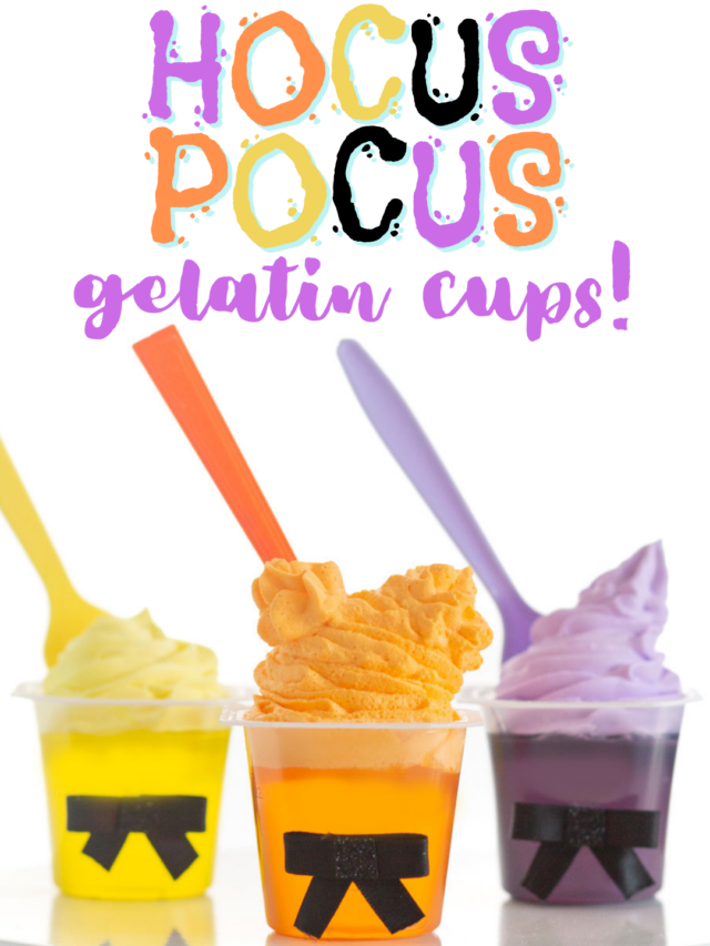 Hocus Pocus Jello Cups