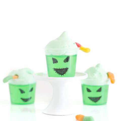 Oogie Boogie Gelatin Cups for Halloween