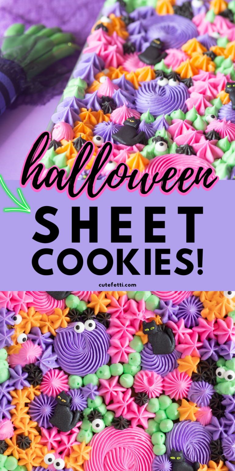 Hocus Pocus Halloween Sheet Pan Cookies