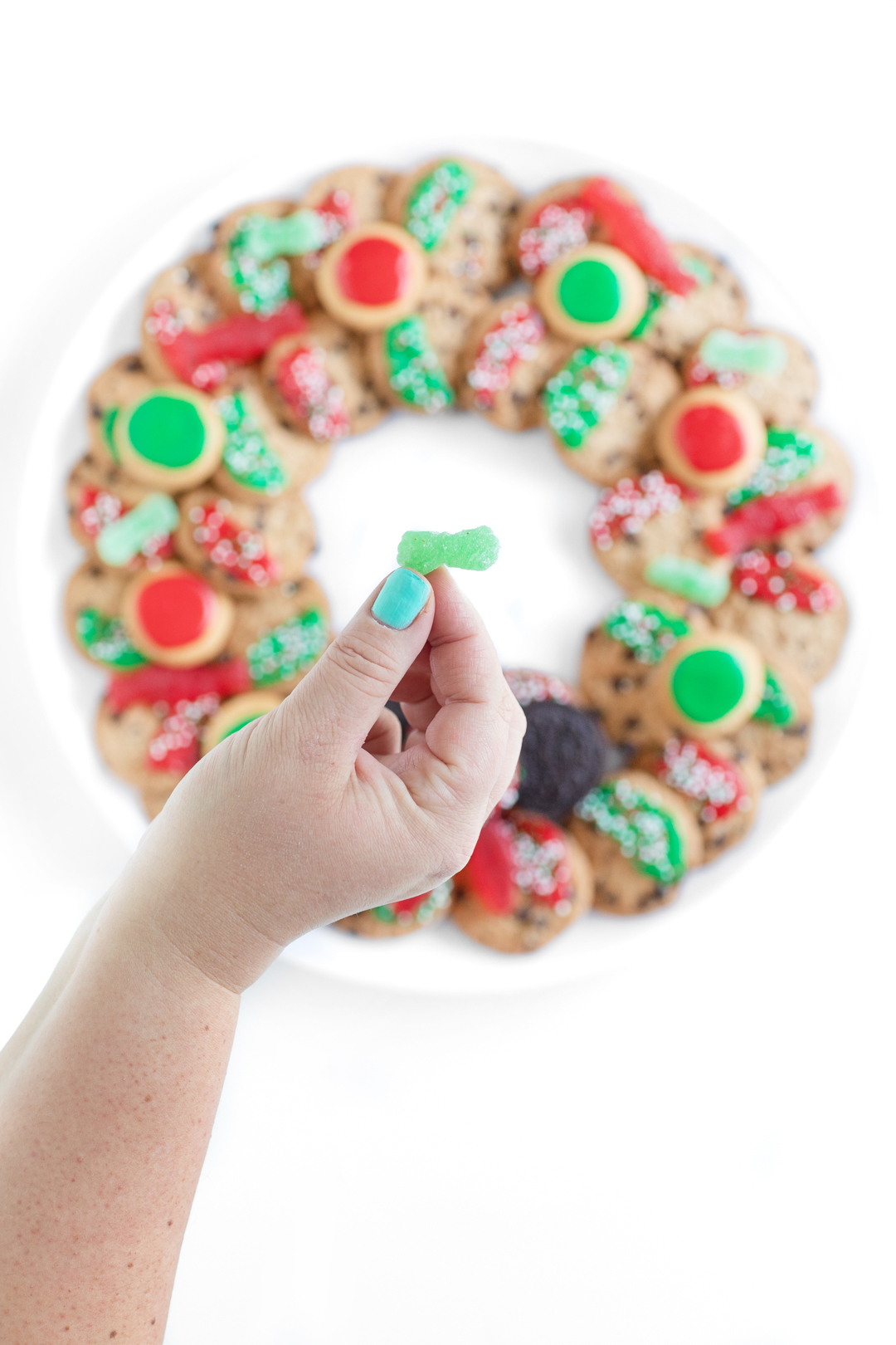Share a Holiday Cookie Wreath Platter