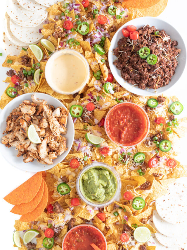 The Ultimate Epic Tabletop Nachos for the Big Game Story | Cutefetti