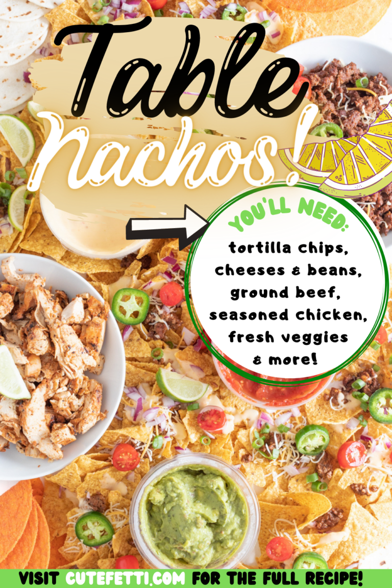 Epic Tabletop Nachos Spread for the Big Game