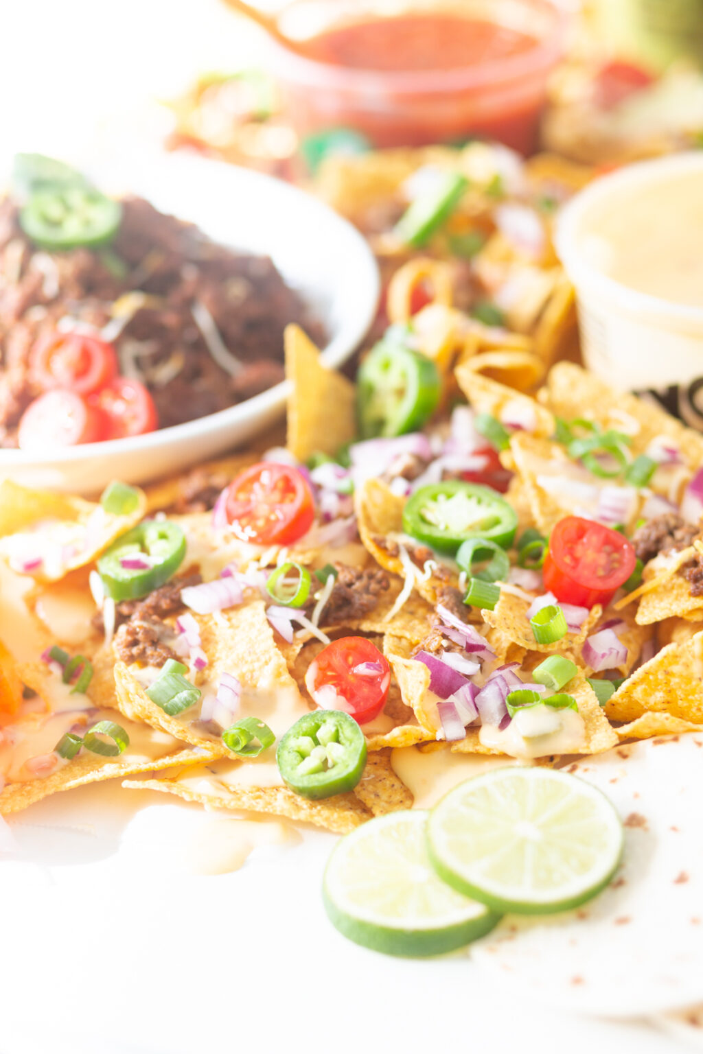 Epic Tabletop Nachos Spread for the Big Game | Cutefetti