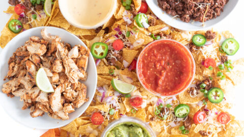 Epic Tabletop Nachos Spread for the Big Game | Cutefetti
