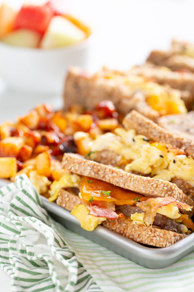 Sausage Bacon Breakfast Sliders