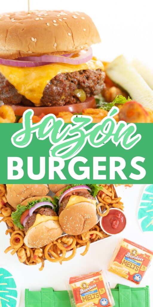 How To Make Sazón Burgers