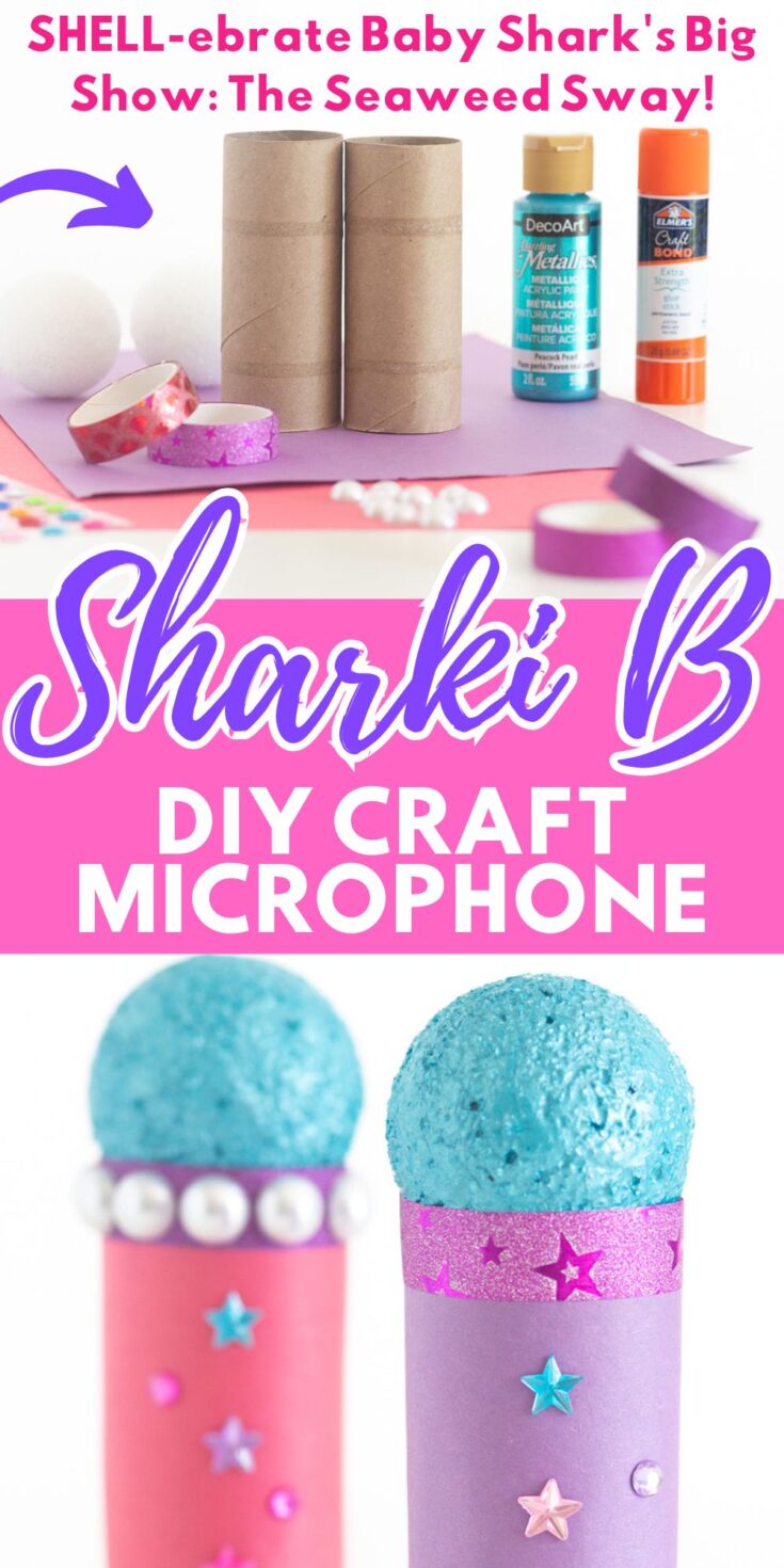 Seaweed Sway DIY Microphone Craft