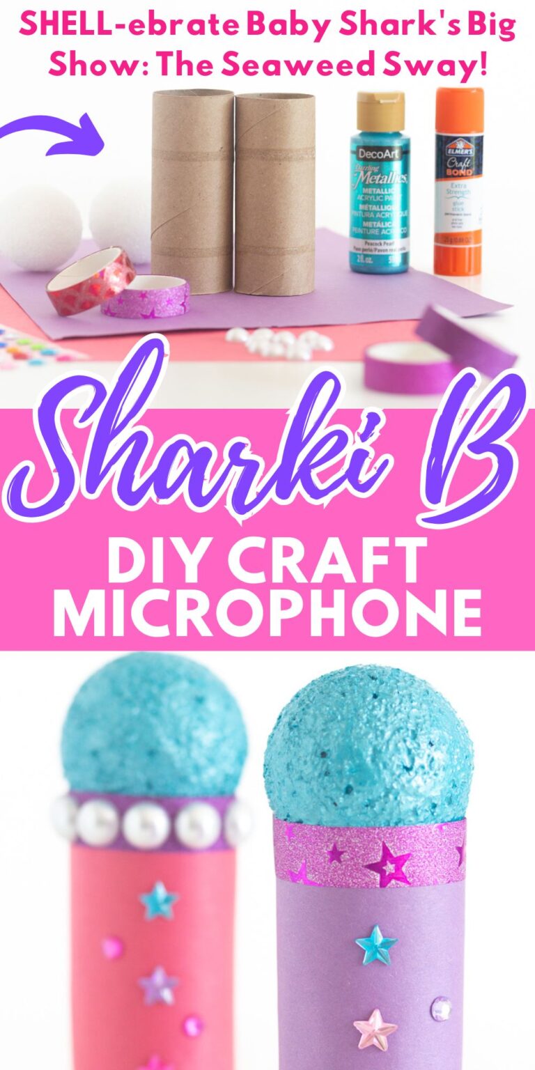 Seaweed Sway DIY Microphone Craft