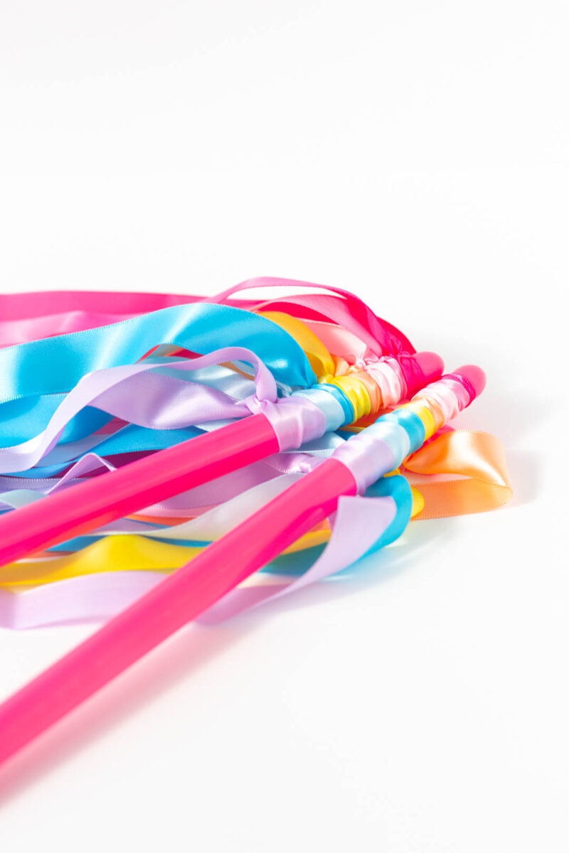 Make Whimsical Rainbow Dancing Wands for Kids