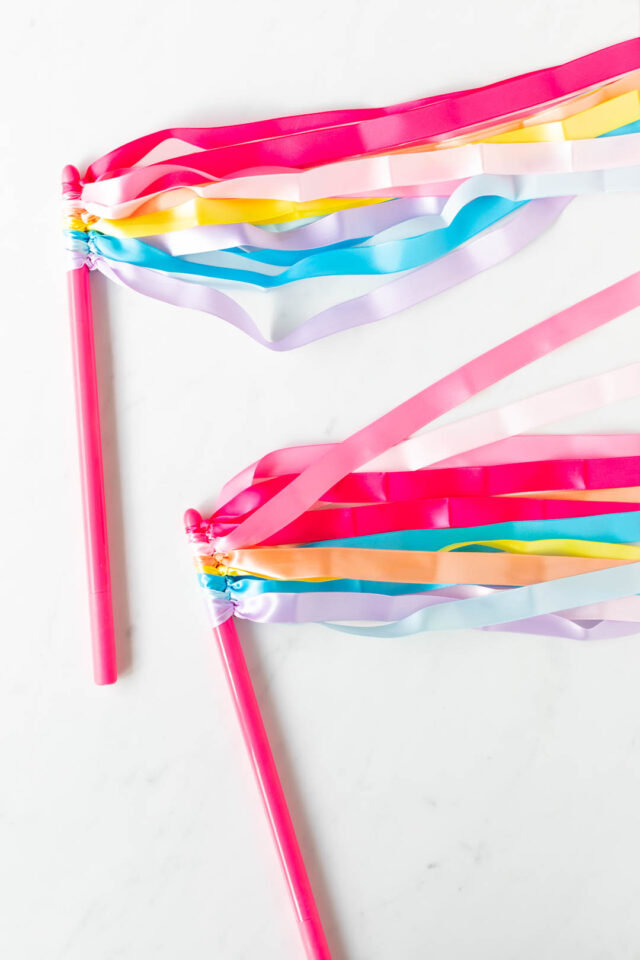 Make Whimsical Rainbow Dancing Wands for Kids