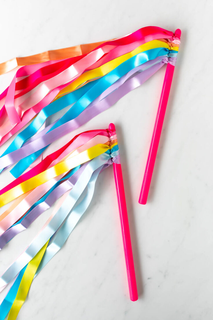 Make Whimsical Rainbow Dancing Wands for Kids