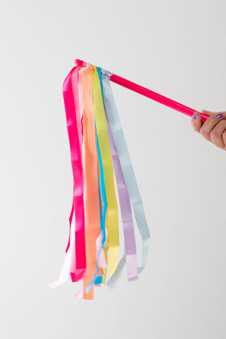 Make Whimsical Rainbow Dancing Wands for Kids