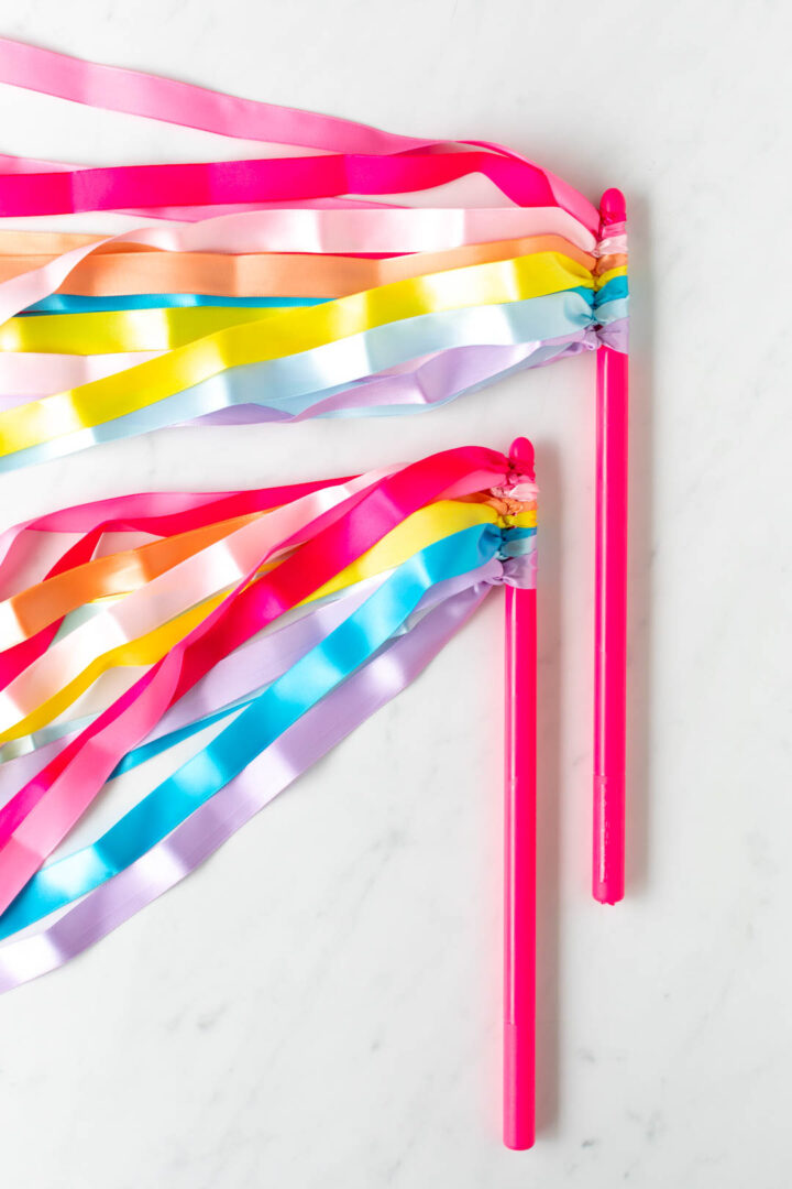 Make Whimsical Rainbow Dancing Wands for Kids