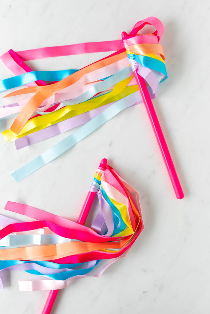Make Whimsical Rainbow Dancing Wands for Kids