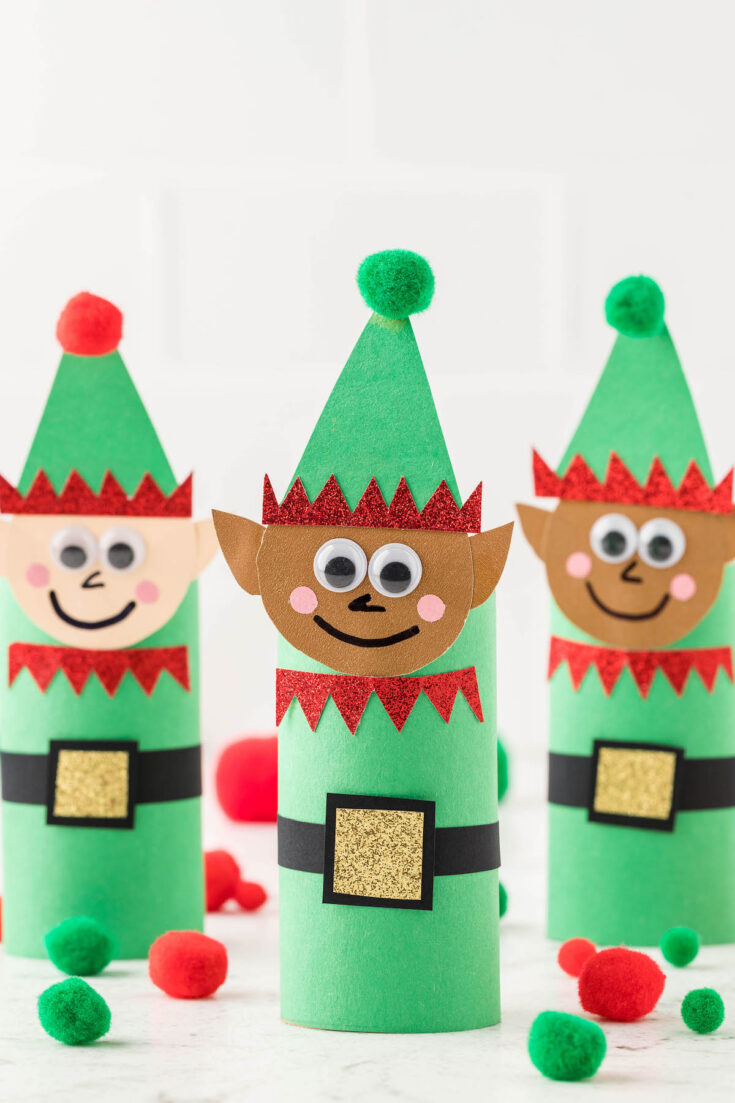 Elfin' Adorable Elf Toilet Paper Roll Craft