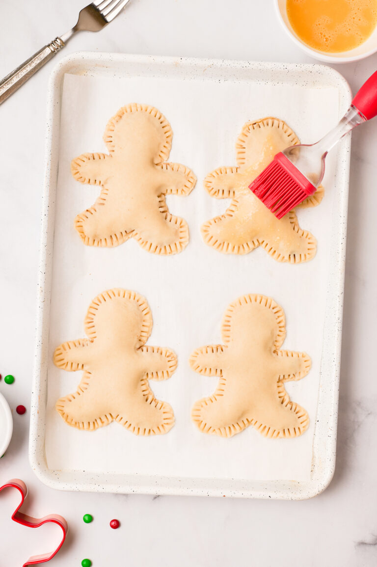 Homemade Gingerbread Man Poptarts