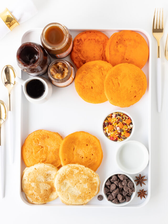 Creative Ombré Pancake Board Story