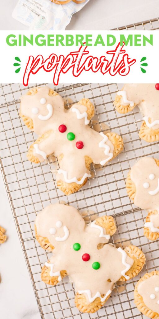 Homemade Gingerbread Man Poptarts