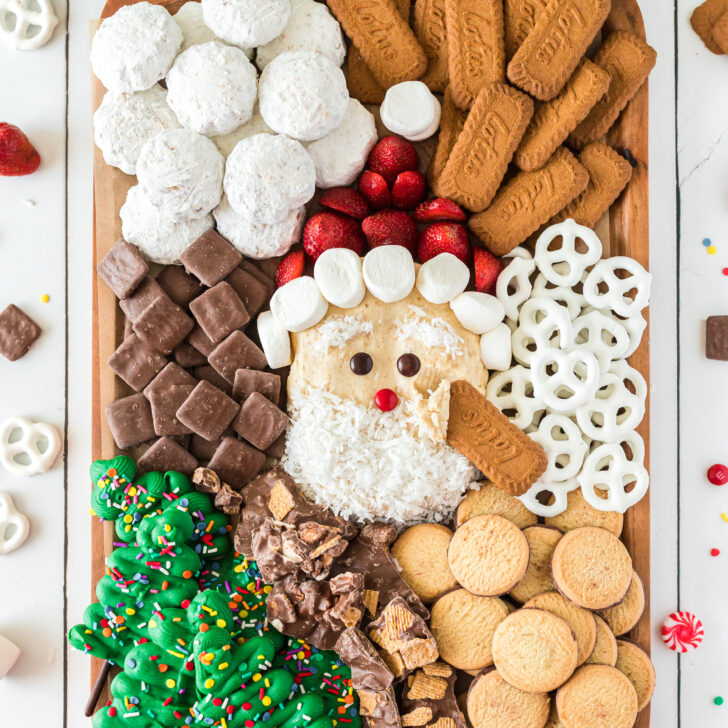 Santa Dessert Board