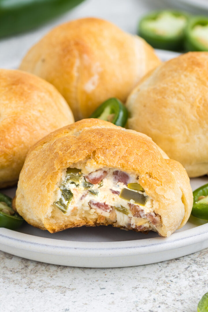 Jalapeño Popper Rolls Using Crescent Rolls