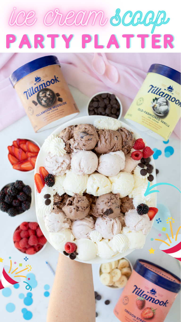 How To Make an Ice Cream Scoop Party Platter