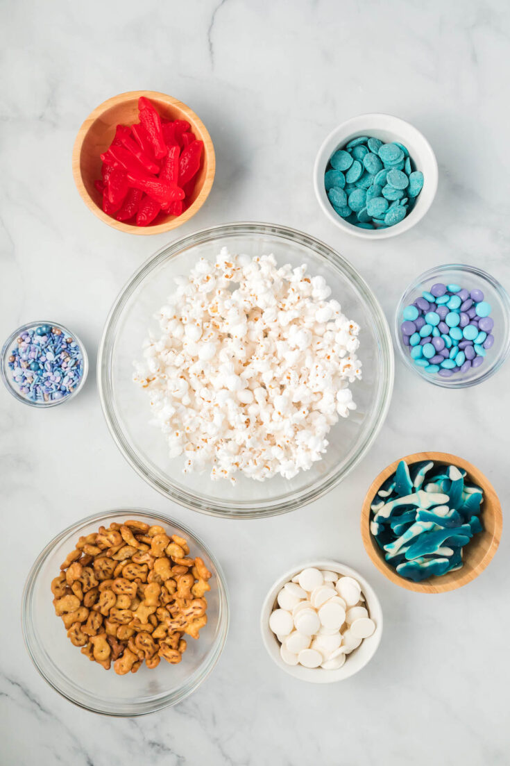 How To Make Shark Bait Snack Mix | Cutefetti