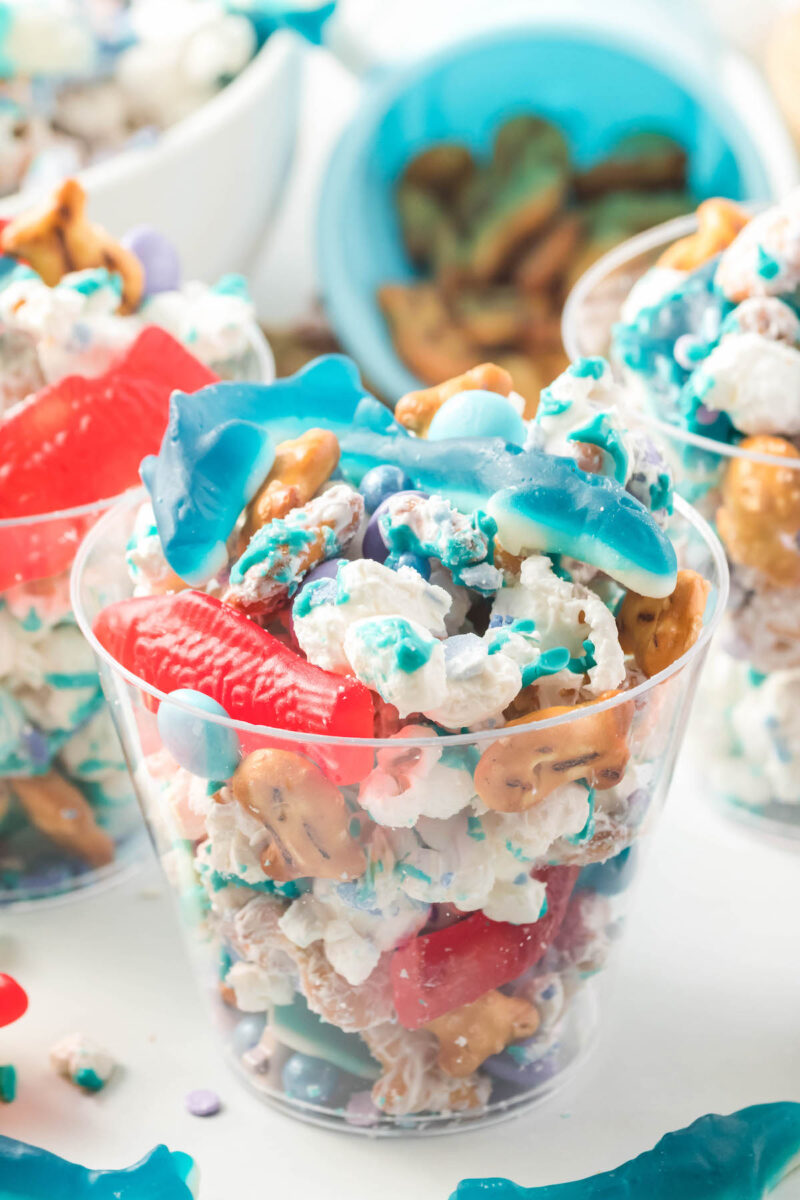 How To Make Shark Bait Snack Mix | Cutefetti