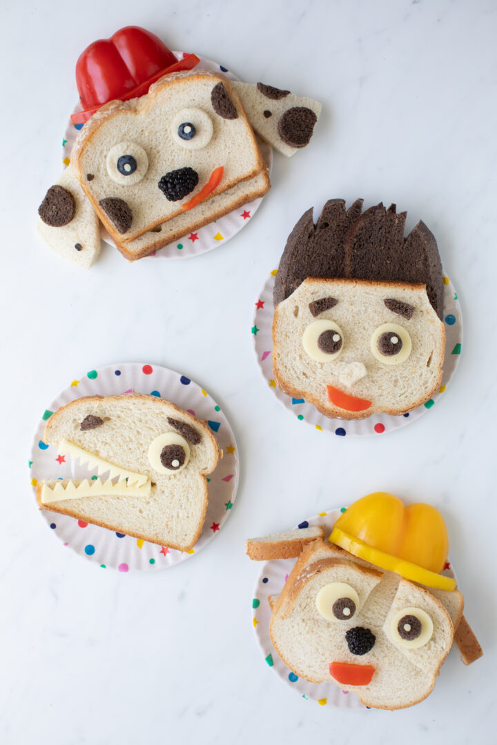 Paw Patrol Sandwiches | Cutefetti