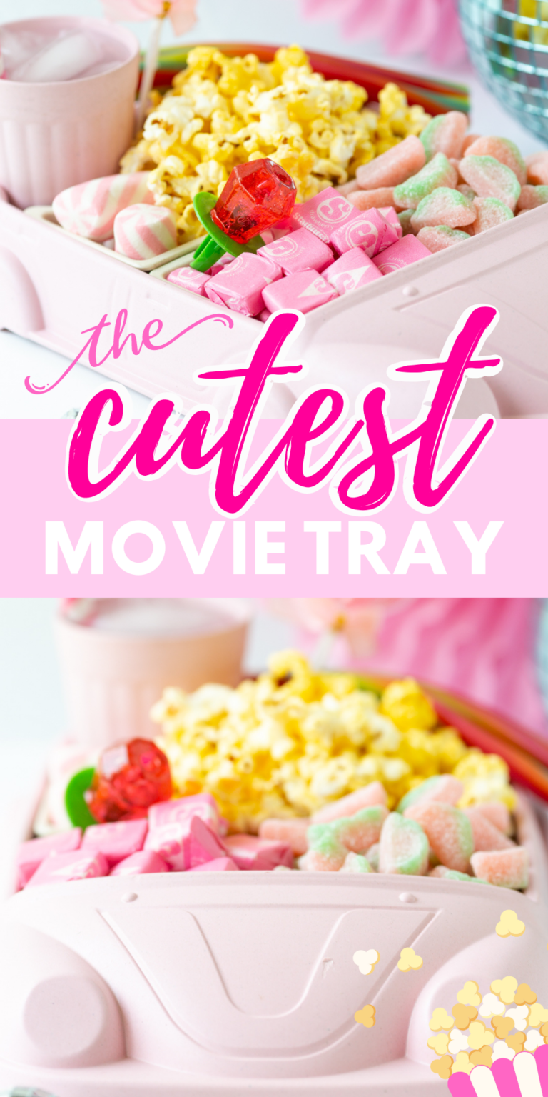 Now this is the CUTEST Movie Night-In Snack Tray Ever