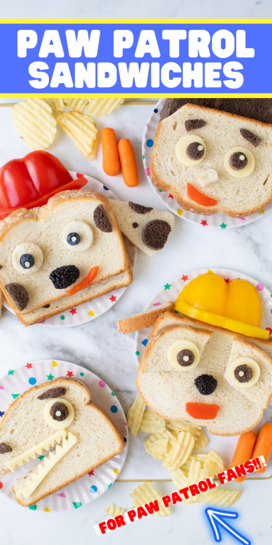 Paw Patrol Sandwiches