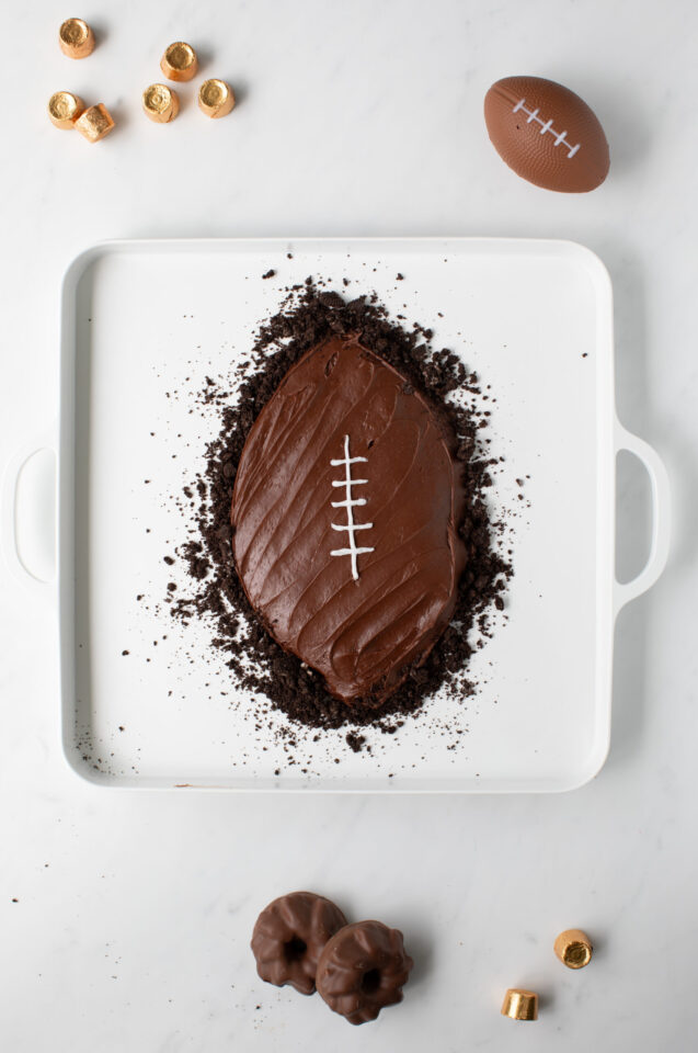 Serve this Football Dessert Board for the Big Game