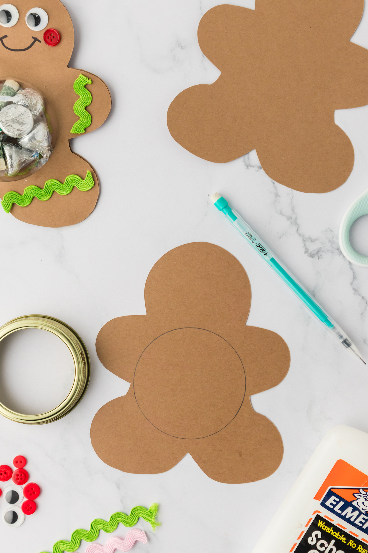 Free Gingerbread Candy Dome Craft with Template